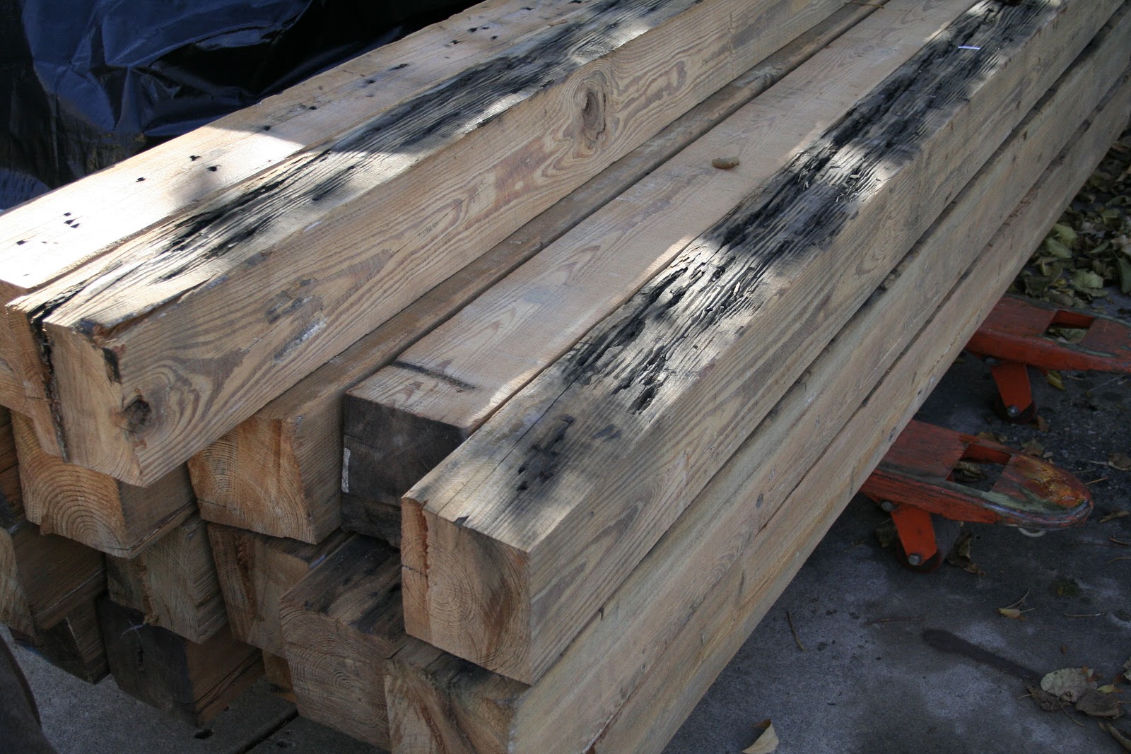 Real Industrial Edge Furniture llc: Reclaimed beams