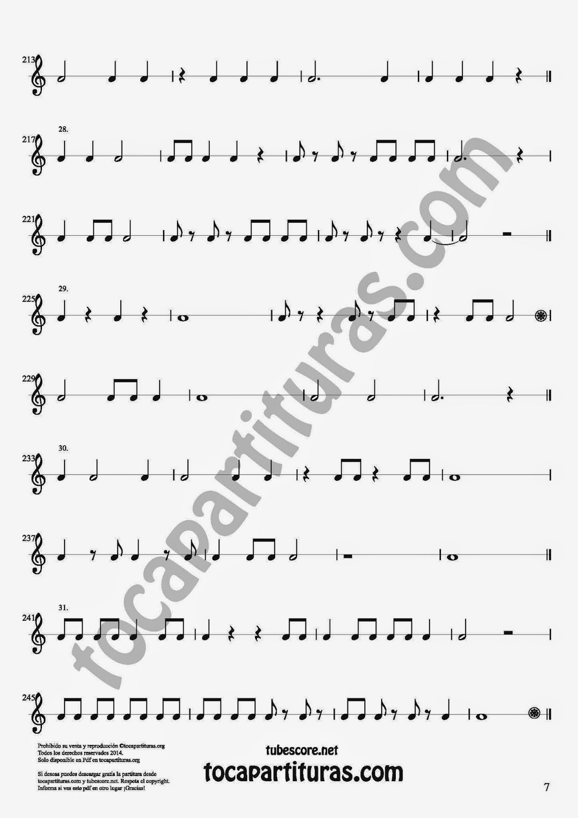 diegosax: 35 Ejercicios Rítmicos en 4/4 Partituras de Ritmos con Negra ...