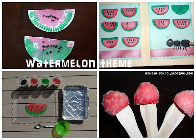 Mom's Tot School: Watermelon