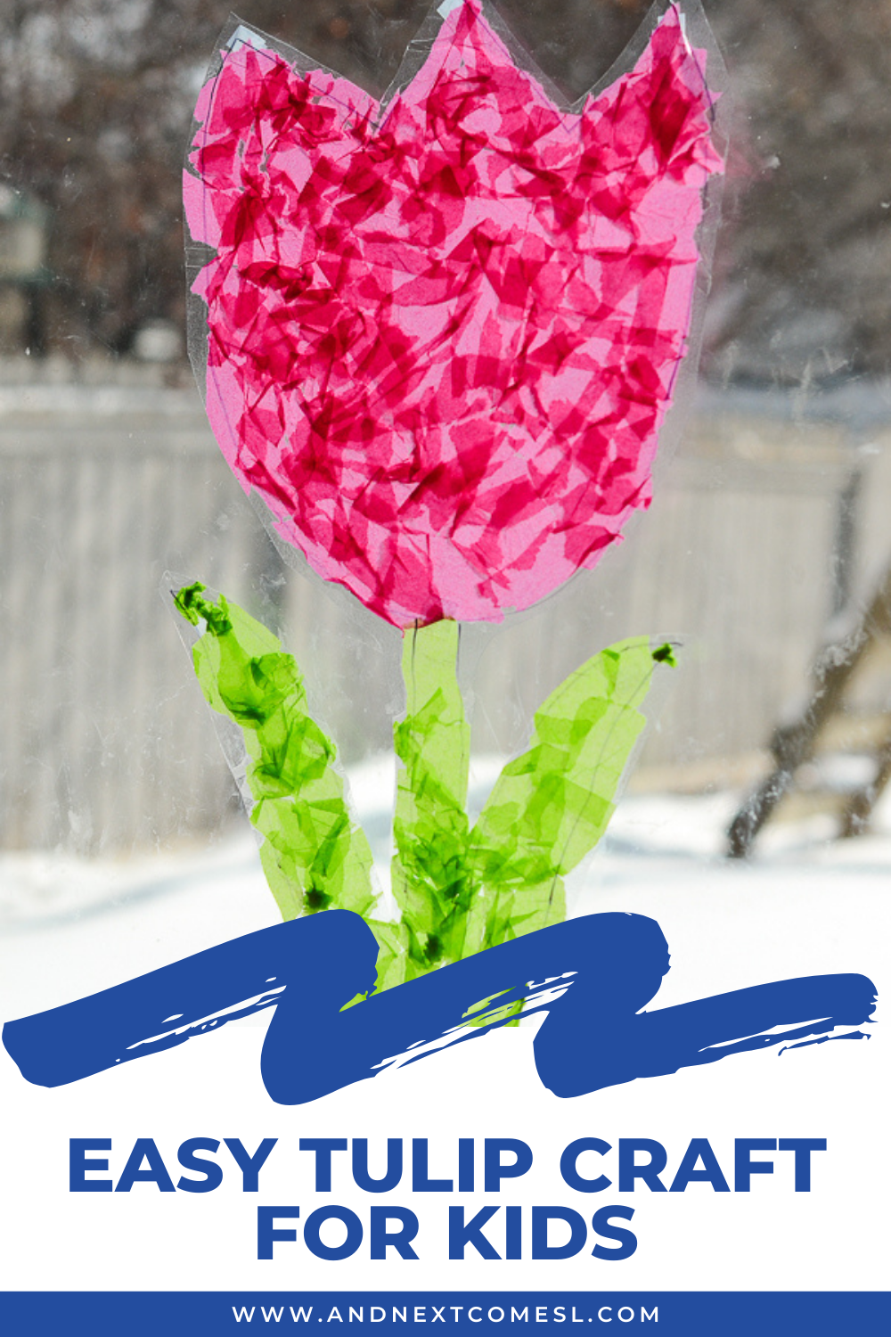 Easy Tulip Craft for Toddlers & Preschoolers | And Next Comes L ...