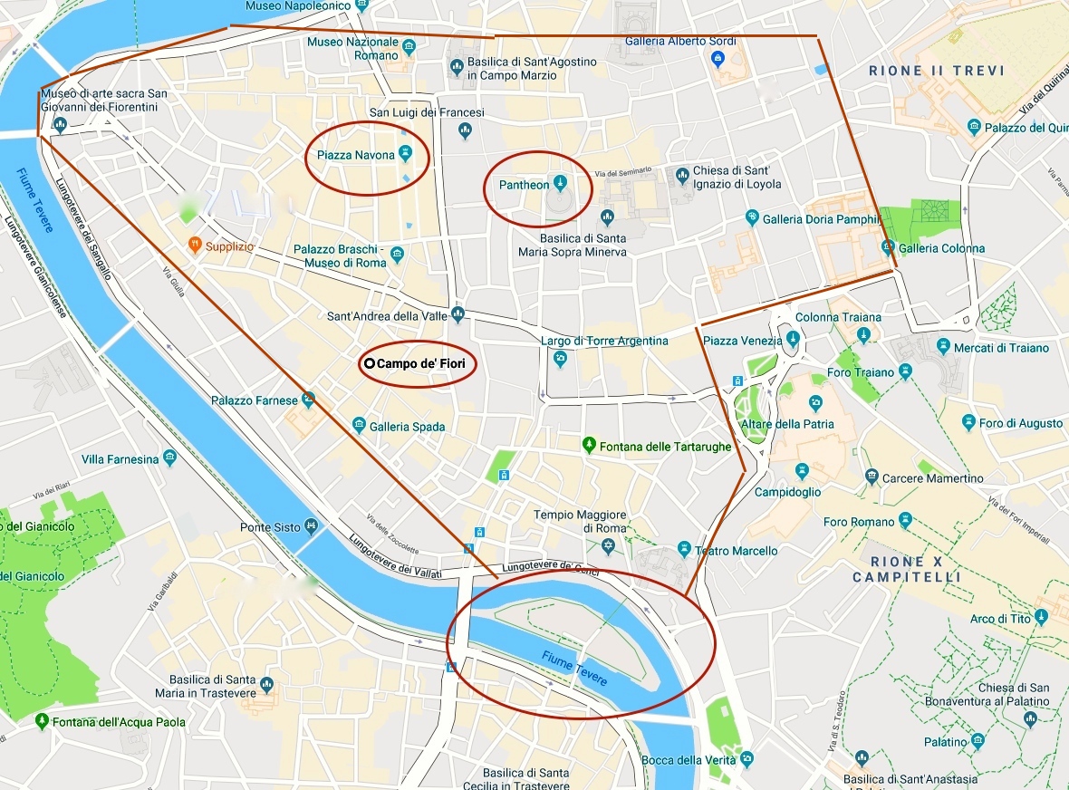 Facciamo un giro in centro?: ROMA CENTRO STORICO - zona PANTHEON prima ...