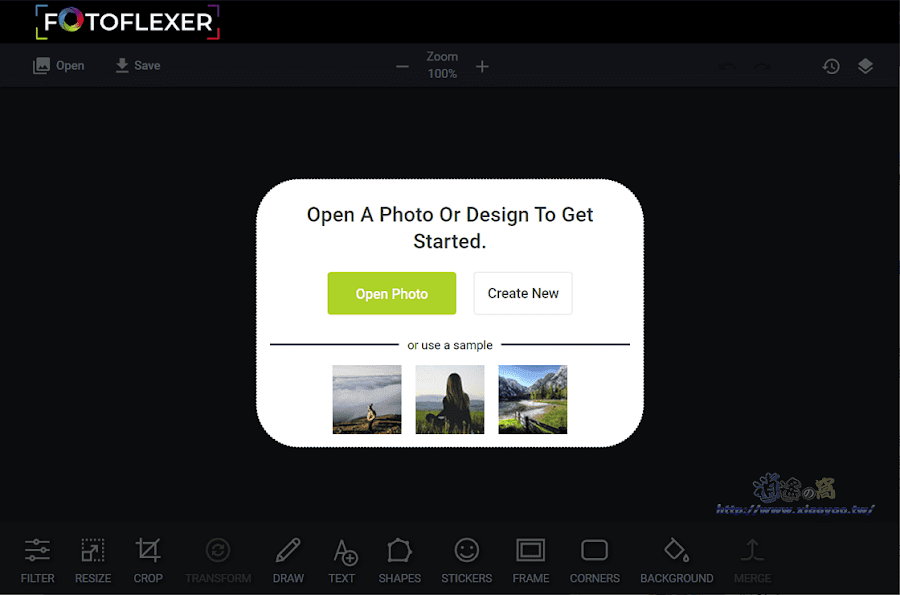 FotoFlexer 免費線上編輯圖片，一鍵調整圖片免安裝軟體