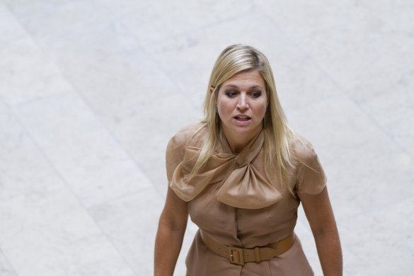 Crown Princess Maxima attend conference about the digital age in Amsterdam