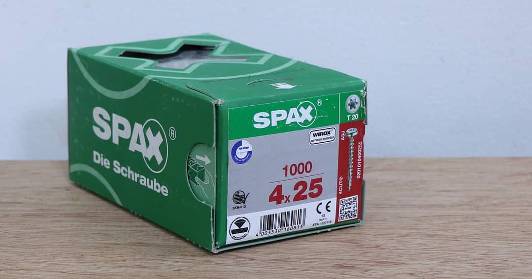 Spax 4.0 x 25 mm, CP, T20 ($188.000) - Taller En Casa
