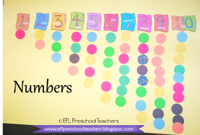 ESL/EFL Preschool Teachers: Numbers Theme Cutouts and Games for ...