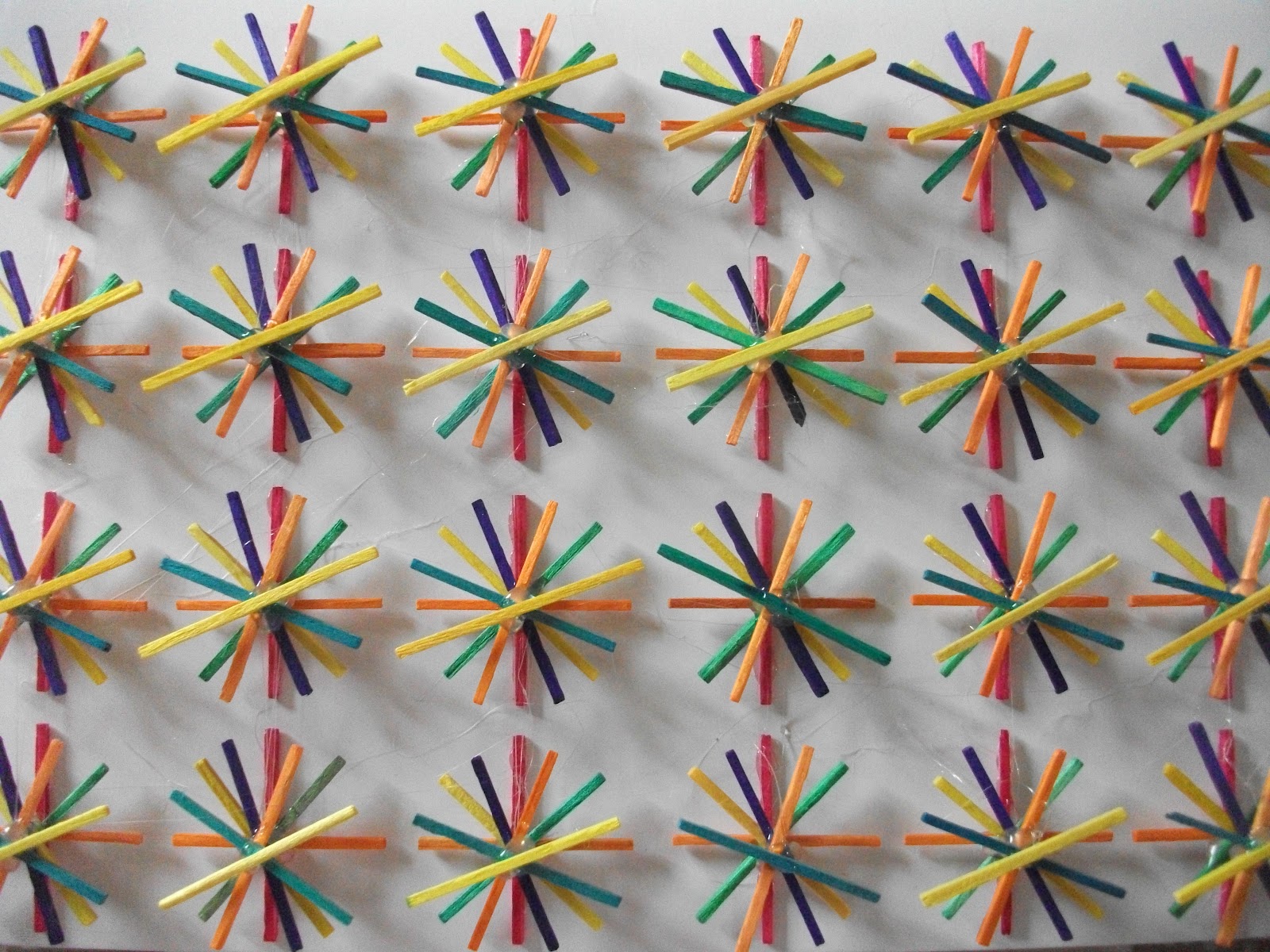 Hayley-Elizabeth's Summer/Personal Work: Coloured match sticks ...