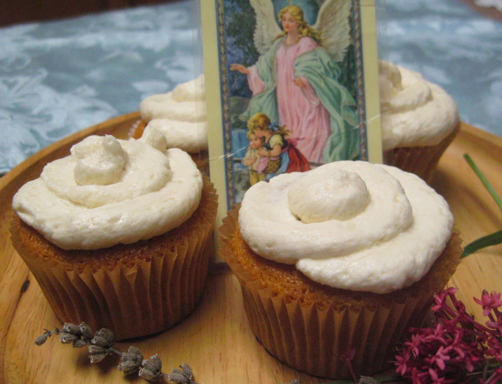 Catholic Cuisine: Pumpkin Angel Food Cupcakes for Autumn Guardian ...