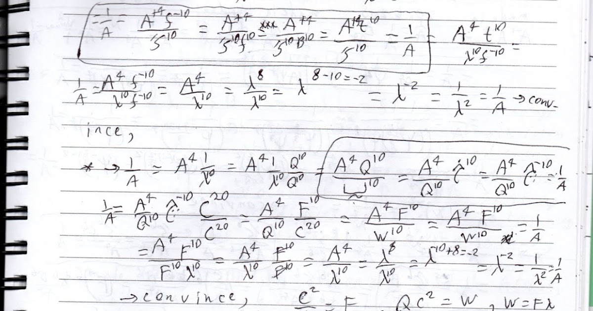 many physics encyclopedias of many physics variables: (A^-1)(A^+4) page 22