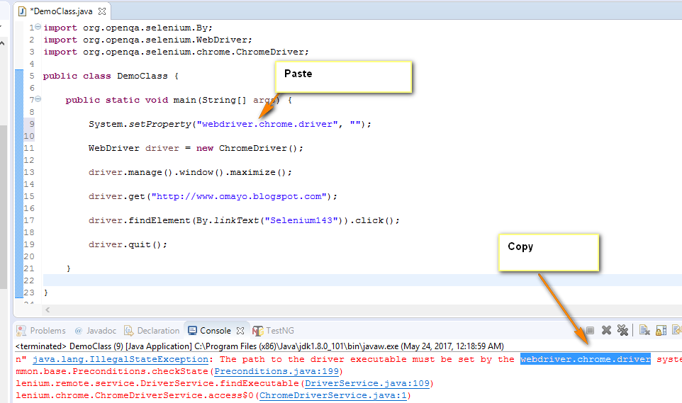 Selenium By Arun Executing Selenium 2 Automation Scripts On Chrome Browser