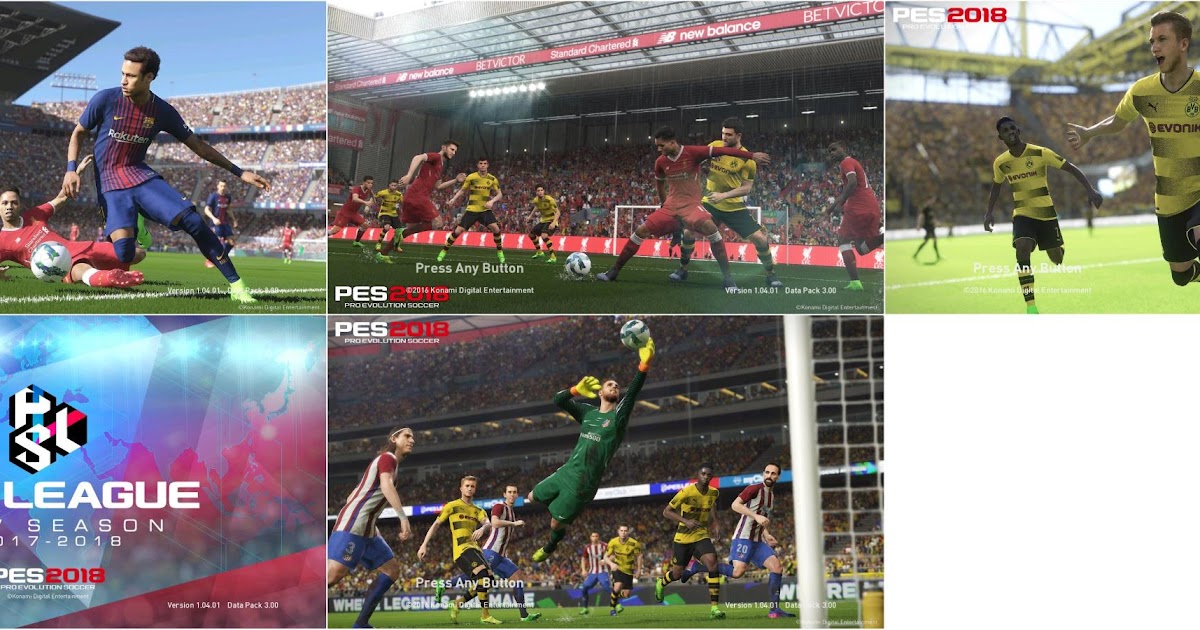 pes-modif: PES 2017 StartScreen PES 2018 v2 by ABW