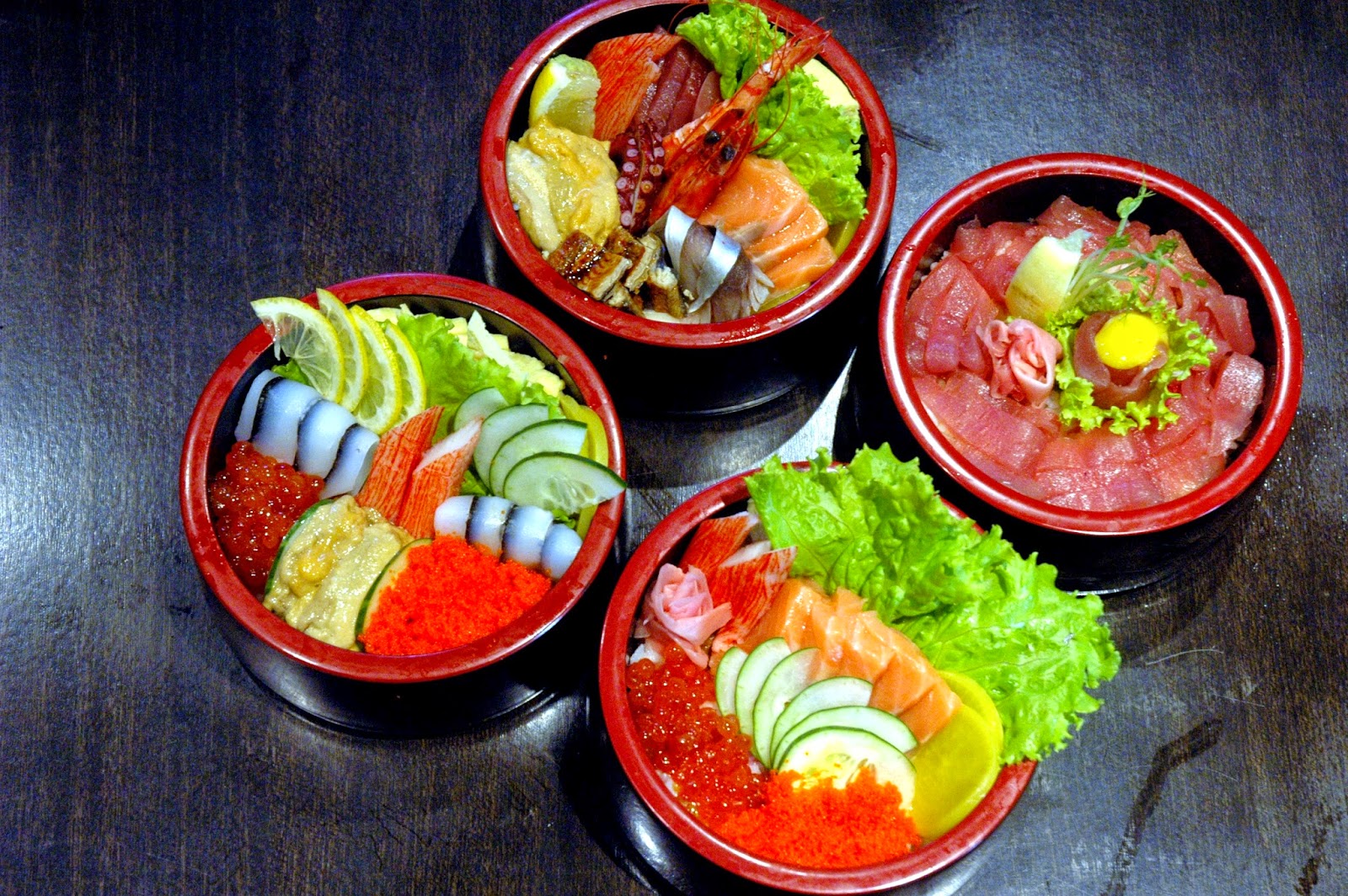 DUDE FOR FOOD: Chirashi? Here's Four From Yumi...