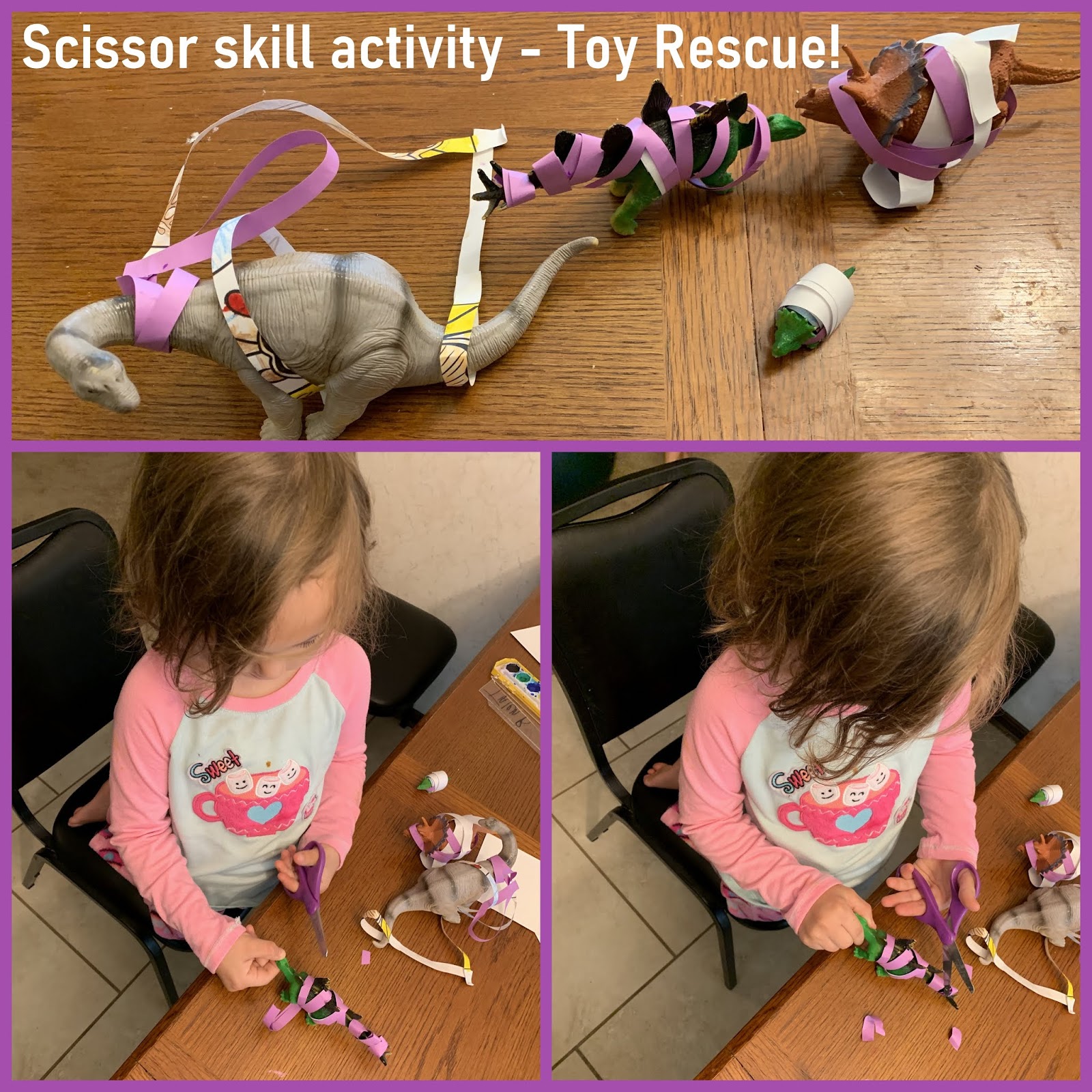What I Live For: Scissor skills activity-toy rescue
