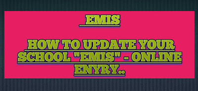 EMIS ONLINE ENTRY - STEP BY STEP PROCEDURE...