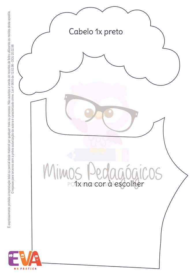 Artesanato em Eva com molde para imprimir - Ver e Fazer