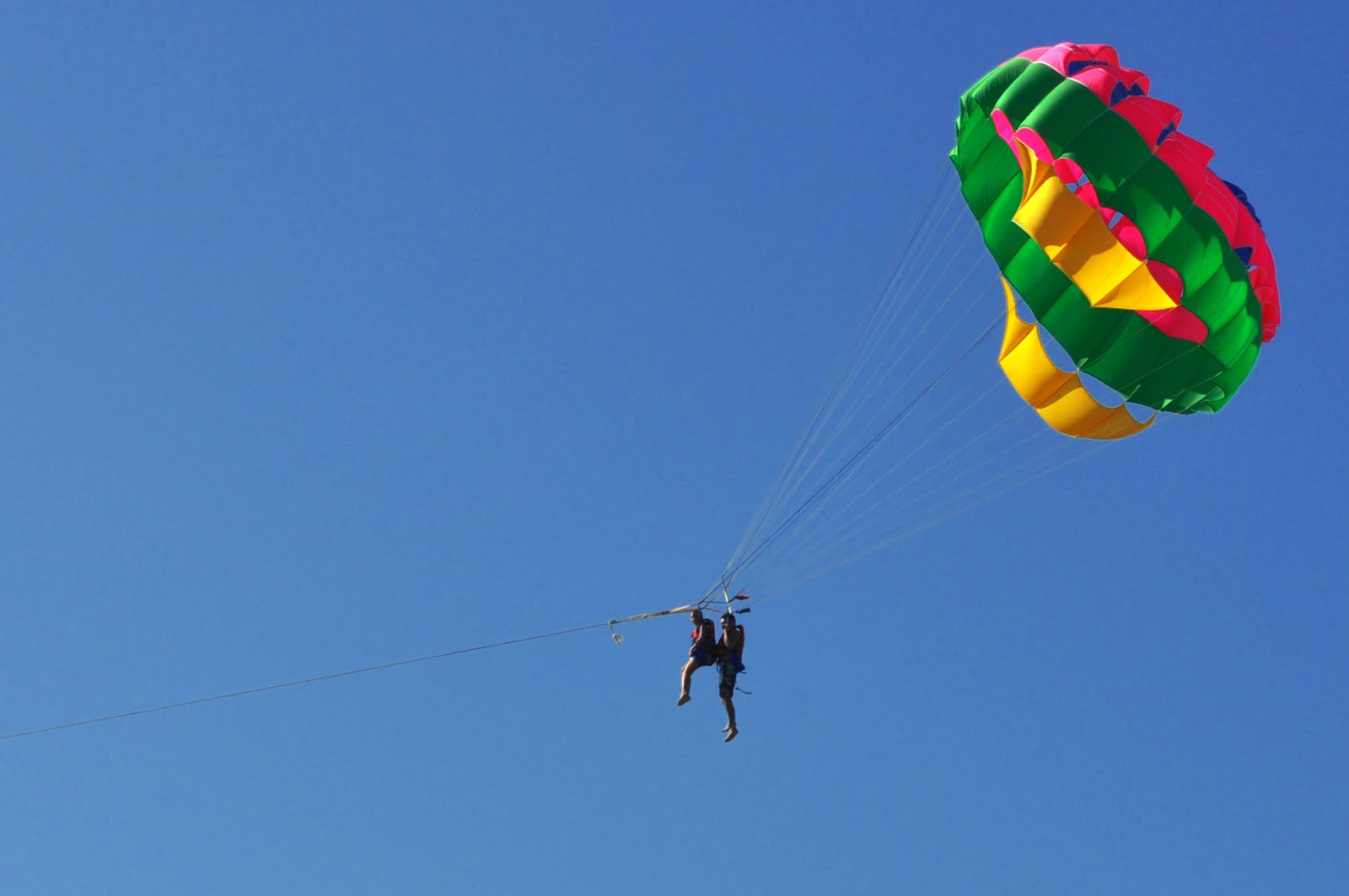 yesterday: parasailing