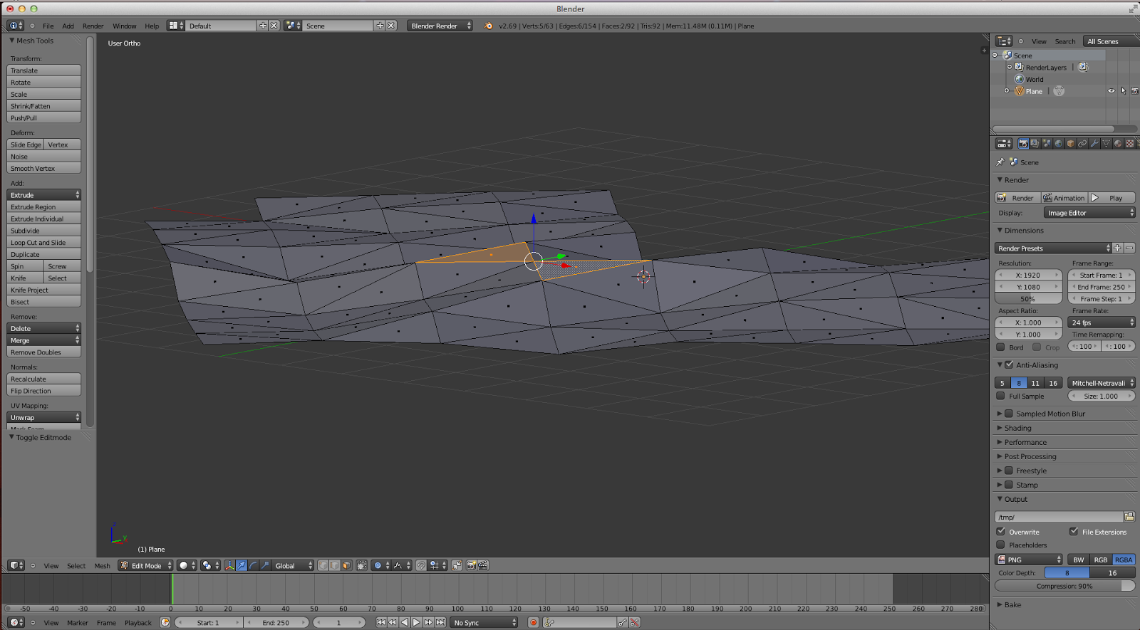 The Amazing Graphics of Cole S.: Triangulation Blender Tutorial