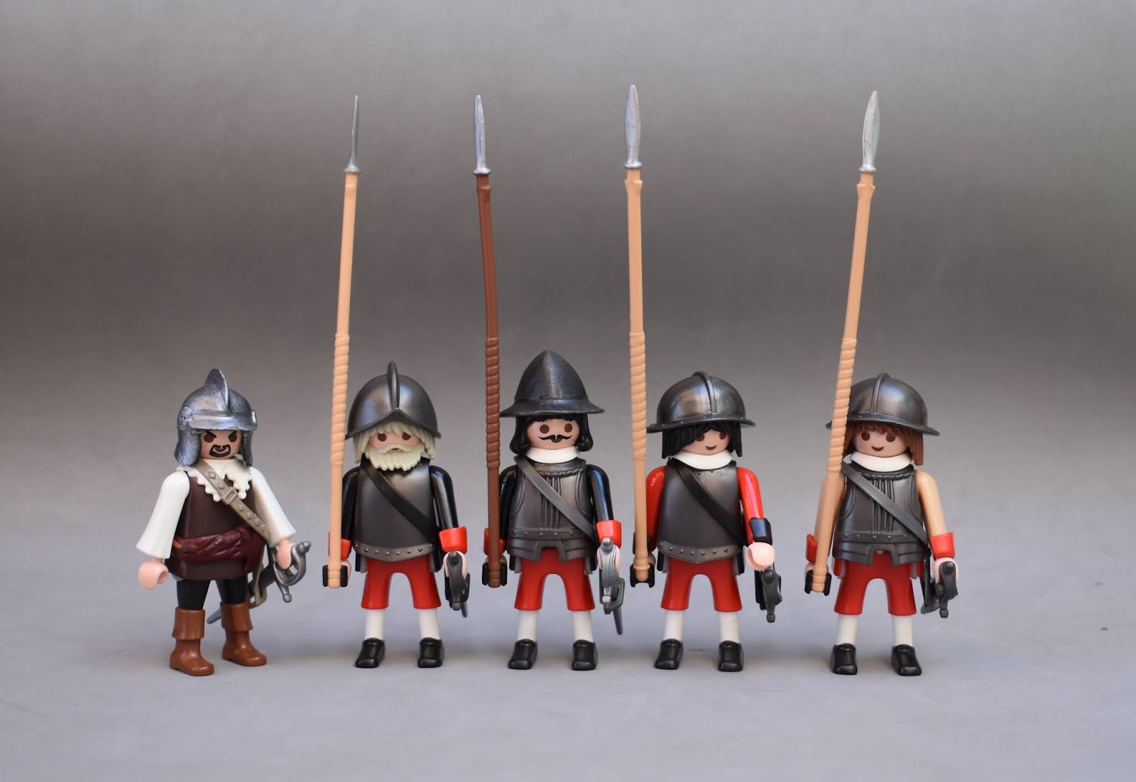 MOP - MAD ON PLAYMOBIL : PLAYMOBIL CUSTOM XVII CENTURY NEW MODEL ARMY RED