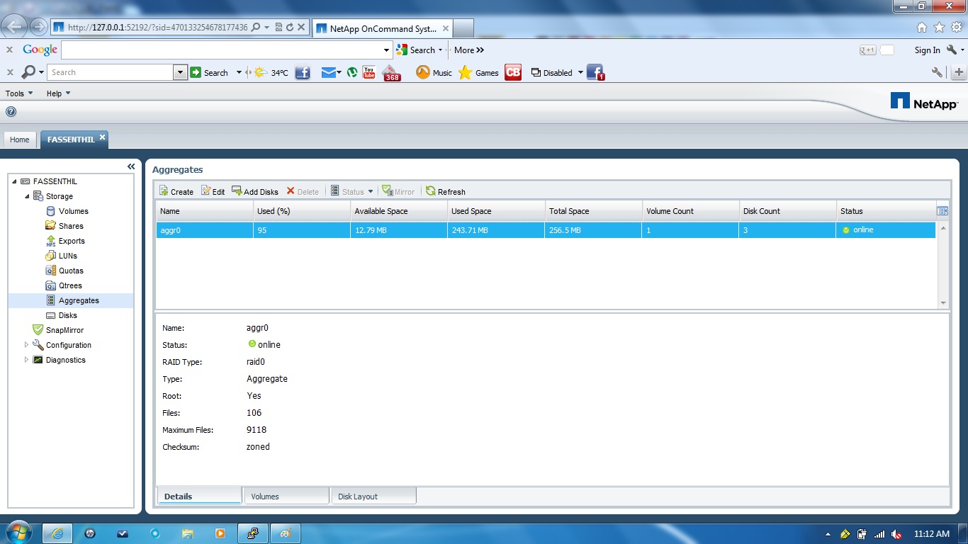 Storage area networks: NetApp - On Command System Manager