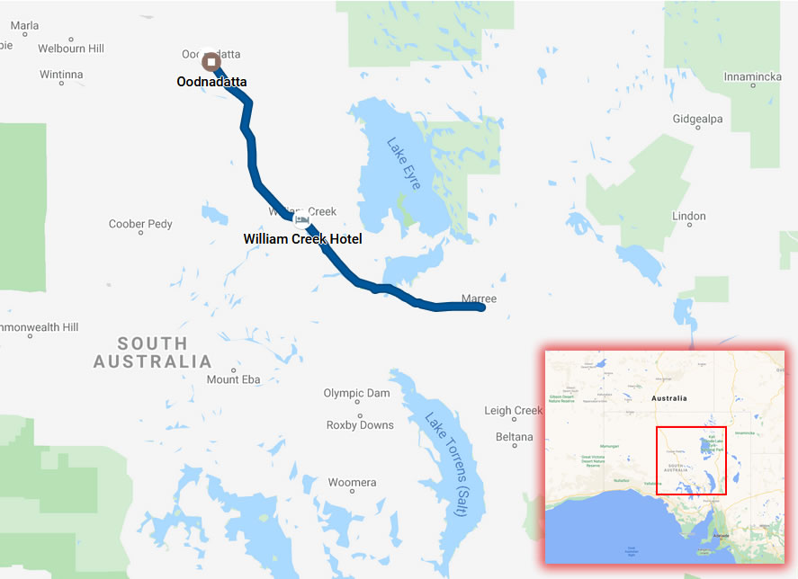 The Roaming 5: June 8 (Day 397) - Oodnadatta to Marree