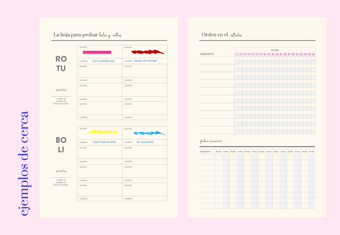 Creative Mindly: Agenda imprimible editable 2019 2020
