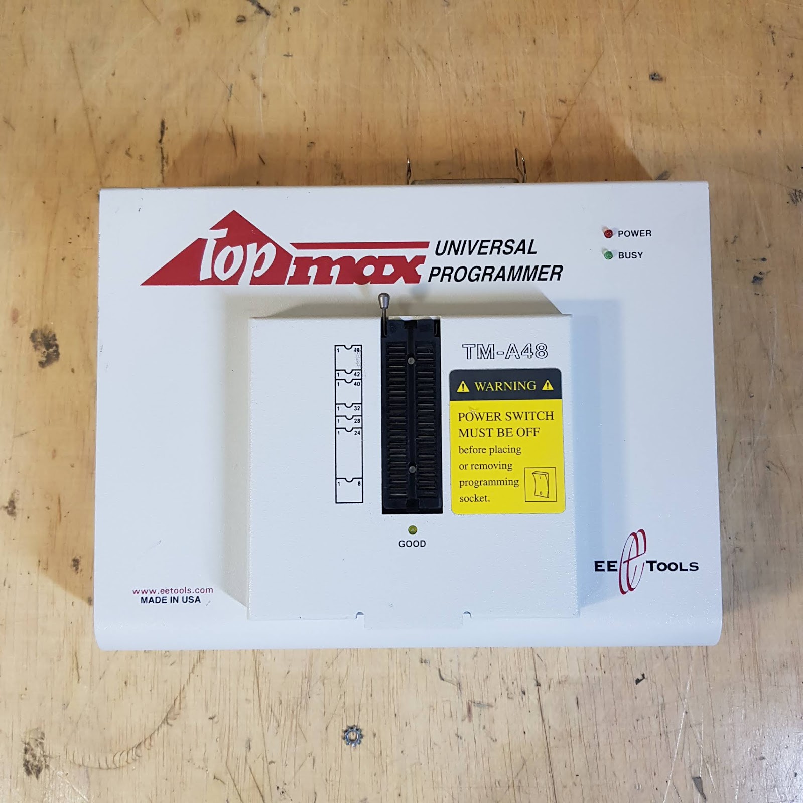 EquipmentHolic: universal programmer Top max TM-A48 EE Tools