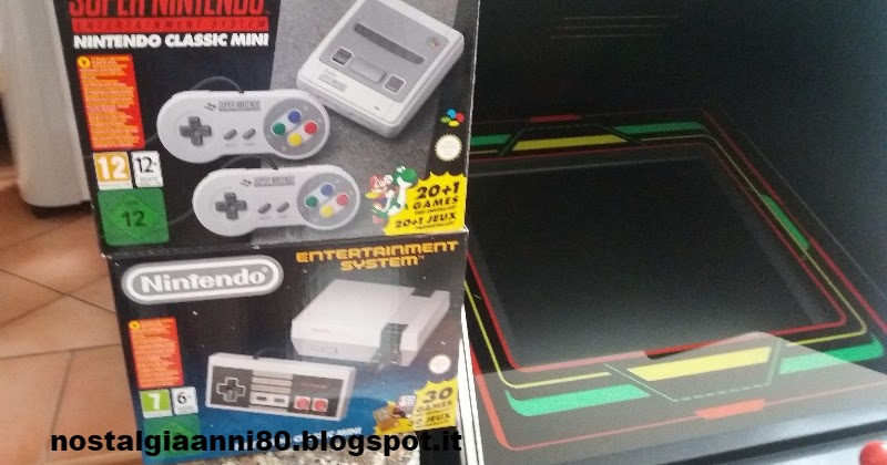 NOSTALGIA ANNI 80 / 90: NINTENDO E SUPER NINTENDO CLASSIC MINI