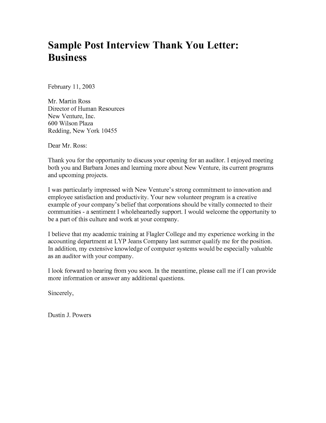 Example Of Thank You Letter Thankyou Letter example-of-thank-you-letter-thankyou-letter