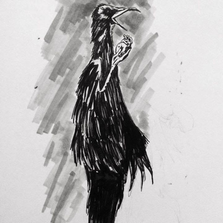 Ali's Blog: RAVEN MOCKER INKTOBER (2014)