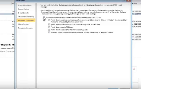 Red X's in Email Messages on outlook | Online Networks Solution