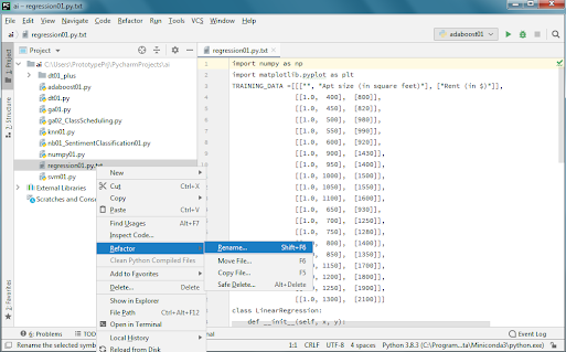 Prototype Project: Linear Regression w/ Python & Normal Equation ...