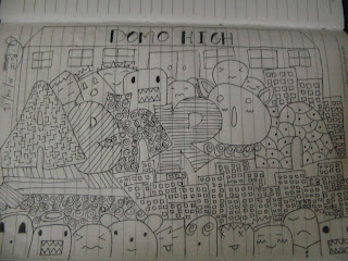 Domo Chan: My first Doodle Art