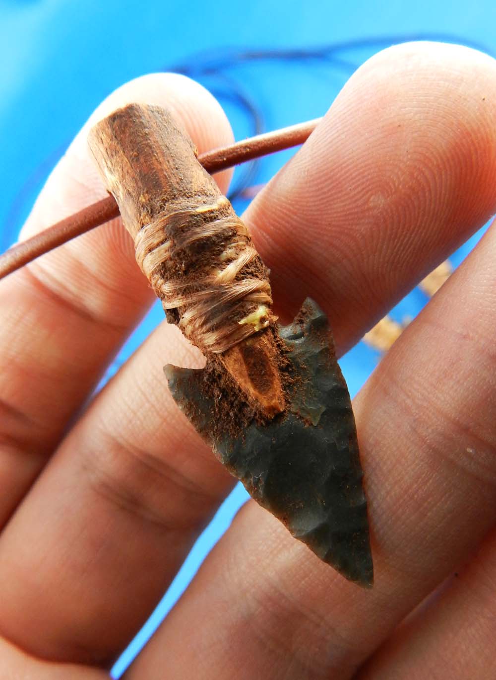 Elfshot: Hafted Beothuk Arrowhead Necklaces