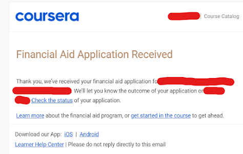 How to apply for financial aid on Coursera ~ Exciting Blogs for students