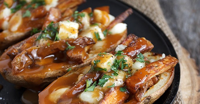 Poutine Potato Skins