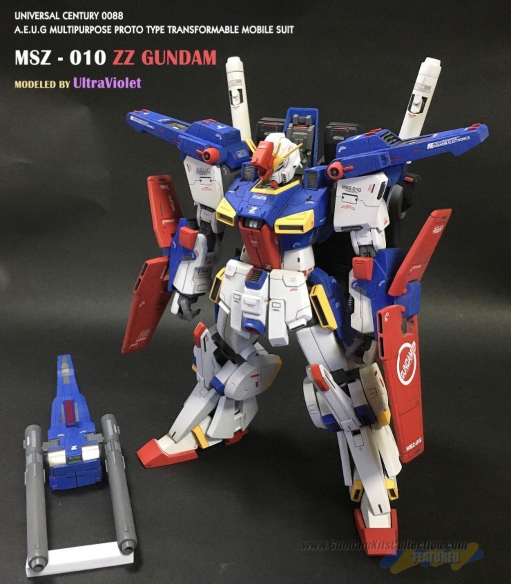 Custom Build: MG 1/100 ZZ Gundam [Detailed]
