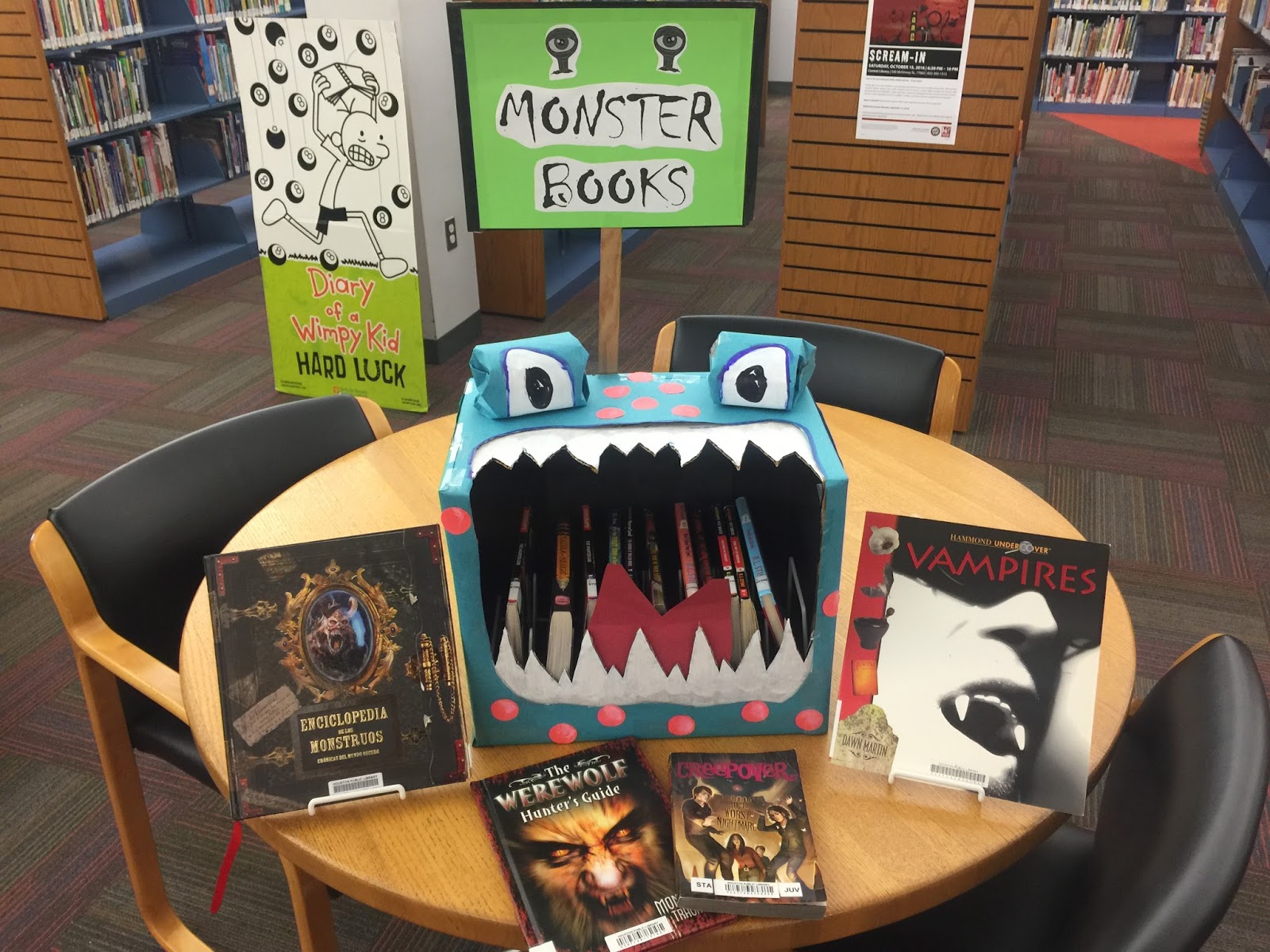 Flores & Fifth Ward Neighborhood Library: October Displays