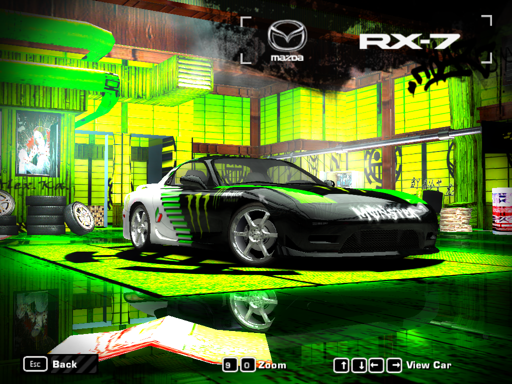 MAZDA RX7 MONSTER ENERGY | Tentang Segalanya Ada Disini