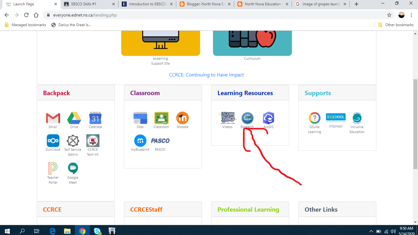 NNEC Library: Using EBSCO
