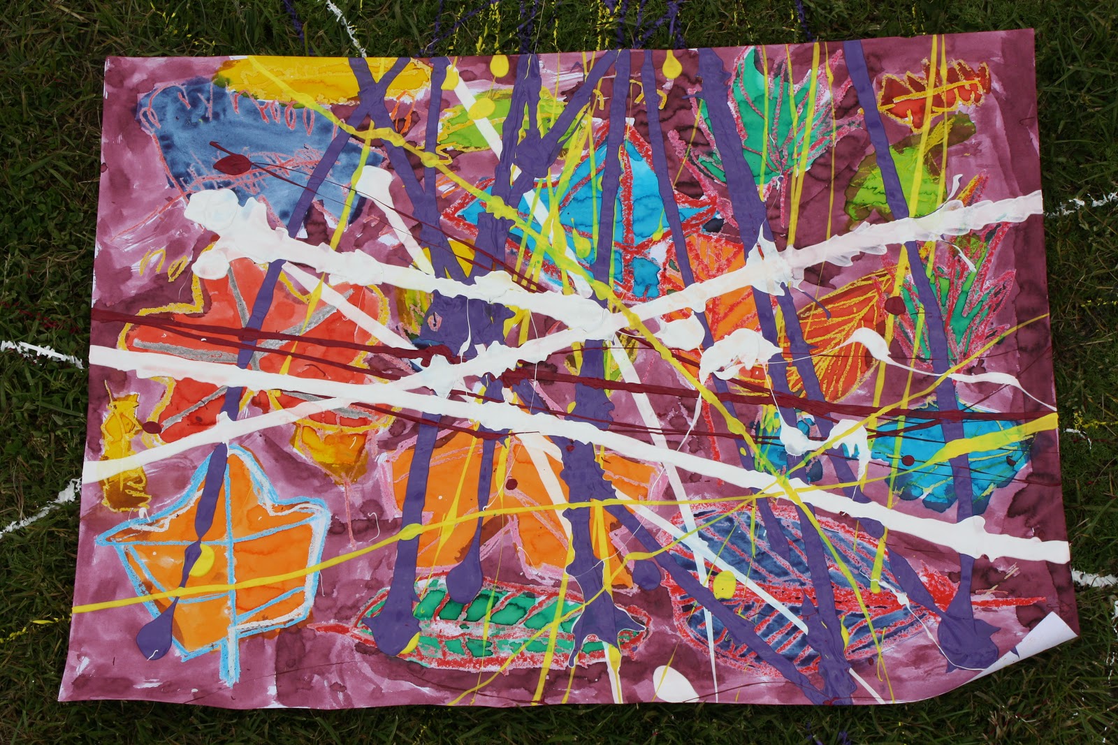 Room 1's Learning Blog: Jackson Pollack Art