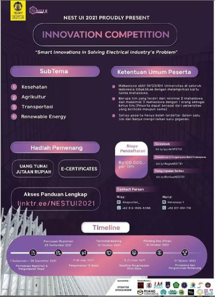 Kompetisi Paper Nasional 2021 di Universitas Indonesia - Info Lomba ...