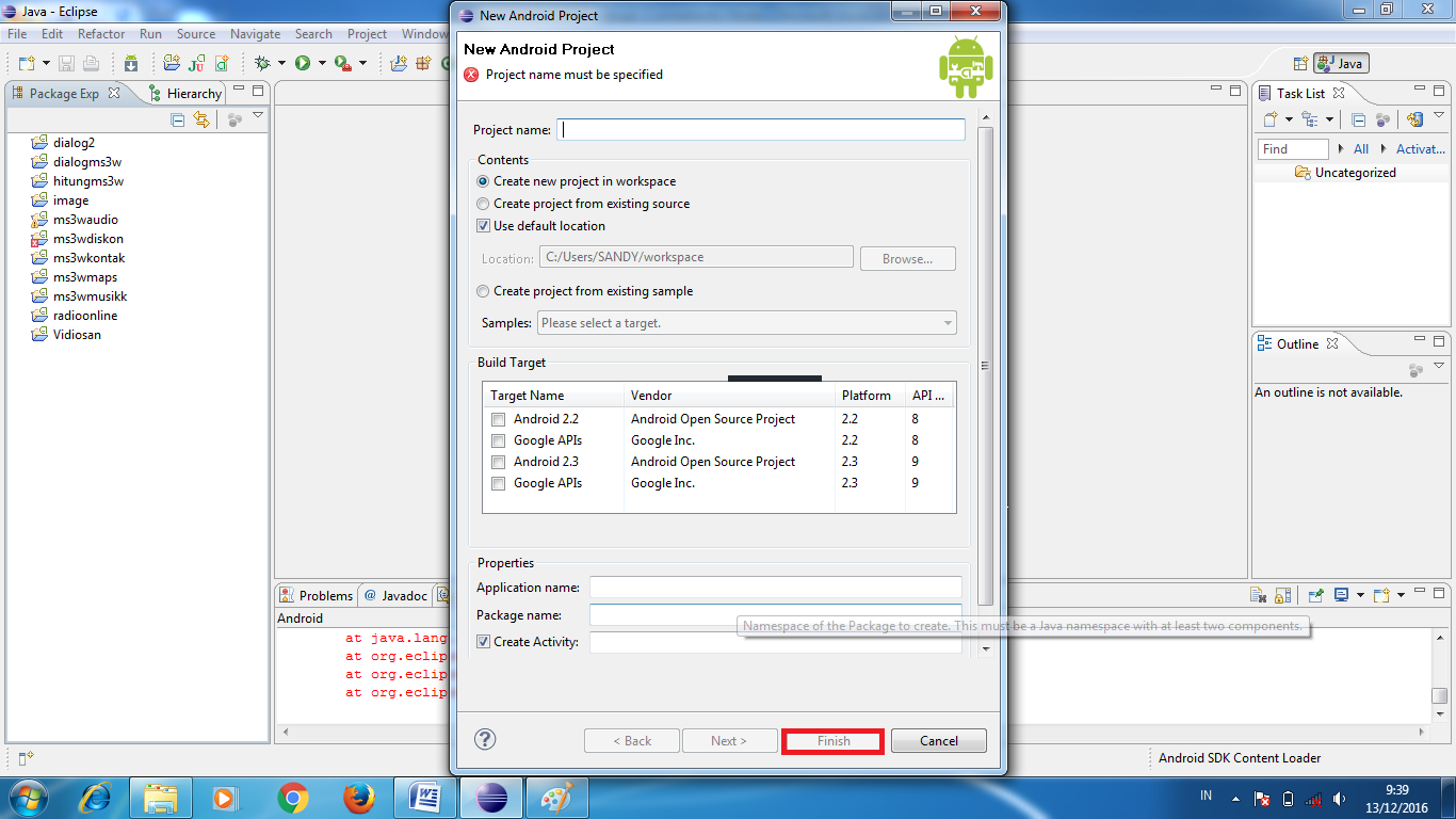 Iwan Fitrianto Rahmad : Tutorial membuat aplikasi pada eclipse: Membuat ...