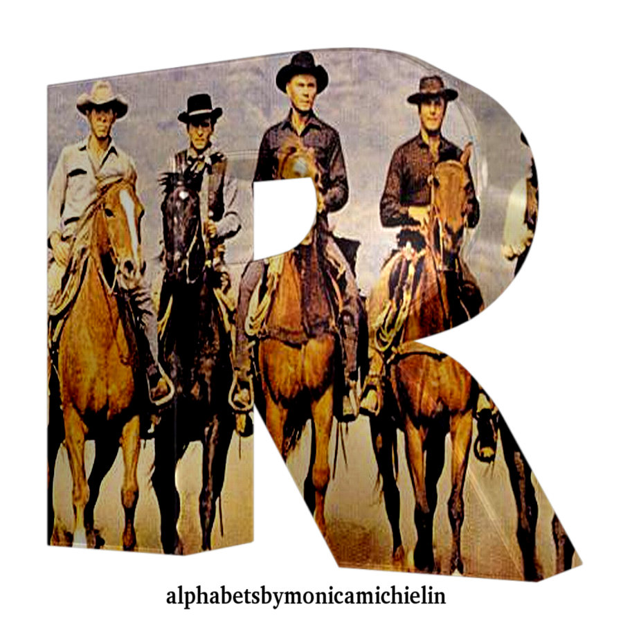 M. Michielin Alphabets: HORSE 'MAGNIFICENT SEVEN MOVIE' ALPHABET AND ...