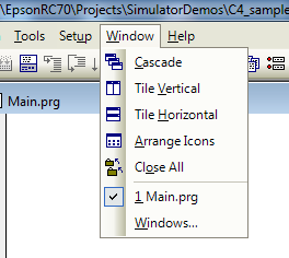 EPSON RC+ Integrated Development Environment (IDE) | Robotics University
