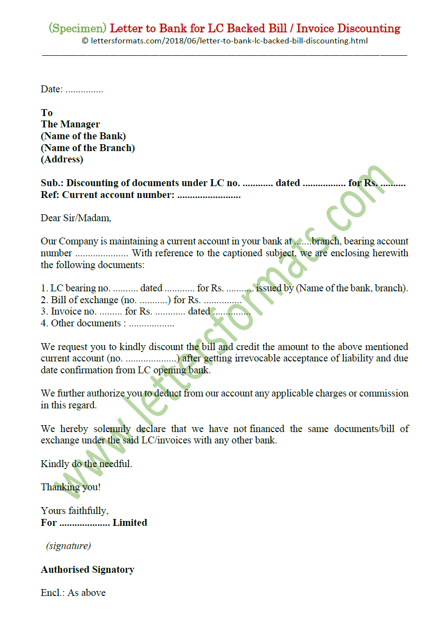 A Request Letter To Bank a-request-letter-to-bank