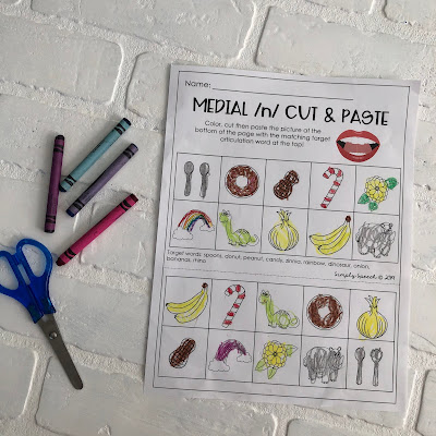 Articulation Cut & Paste! | Simply Speech