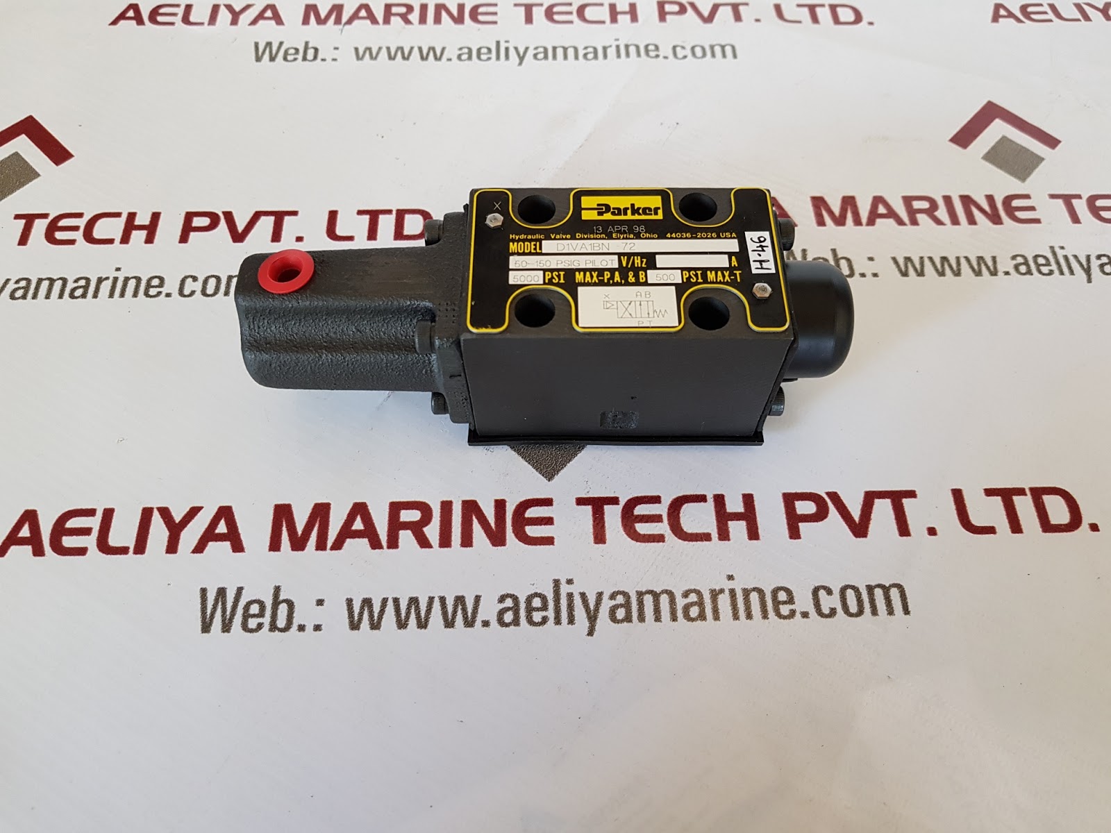 PARKER D1VA1BN-72 DIRECTIONAL CONTROL VALVE 5000PSI - Aeliya Marine