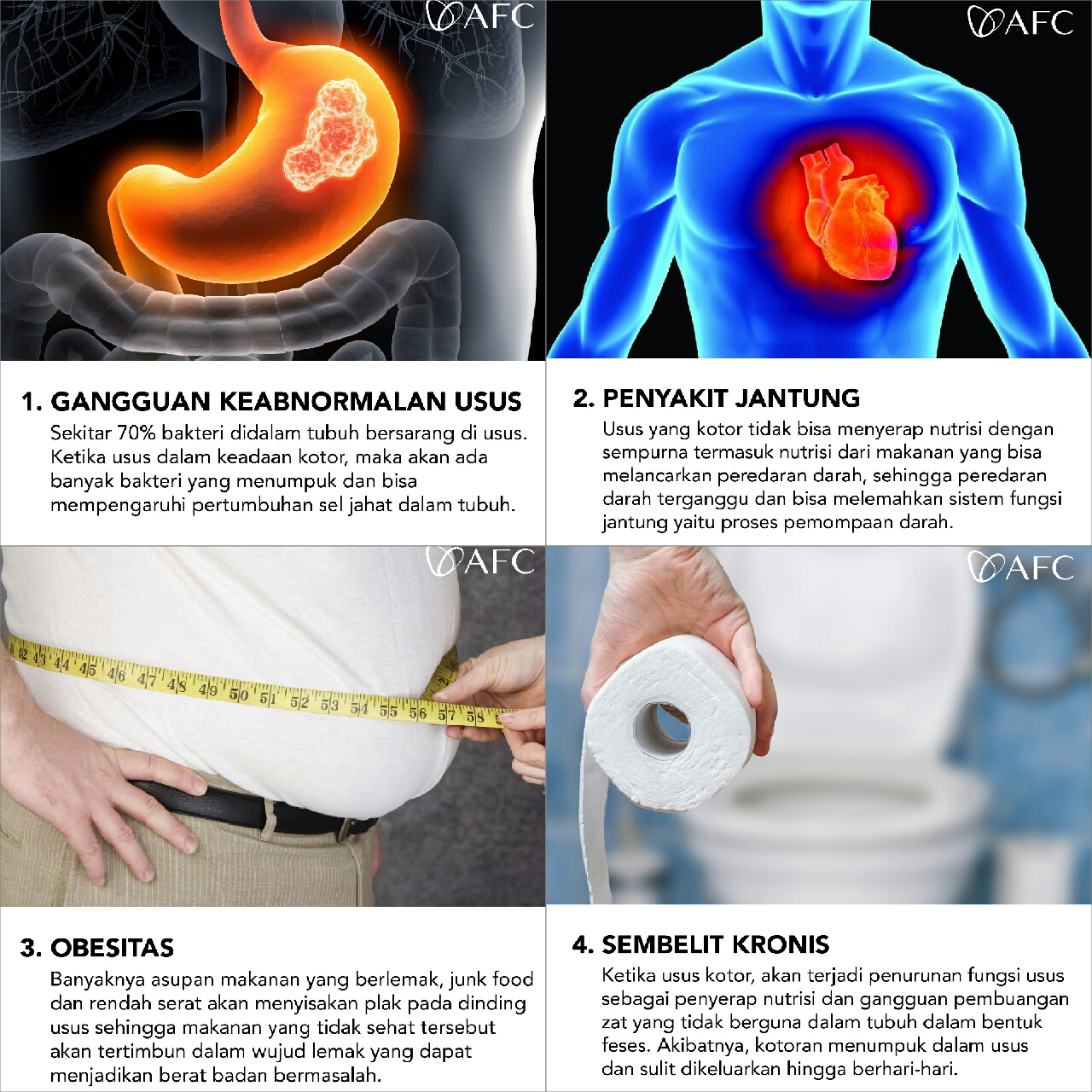 Jika Usus Kita Kotor