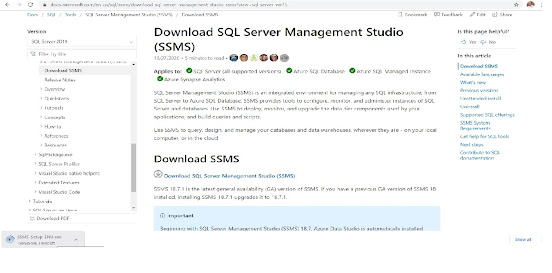 Rakesh's Data Blog: SSMS Installation Steps