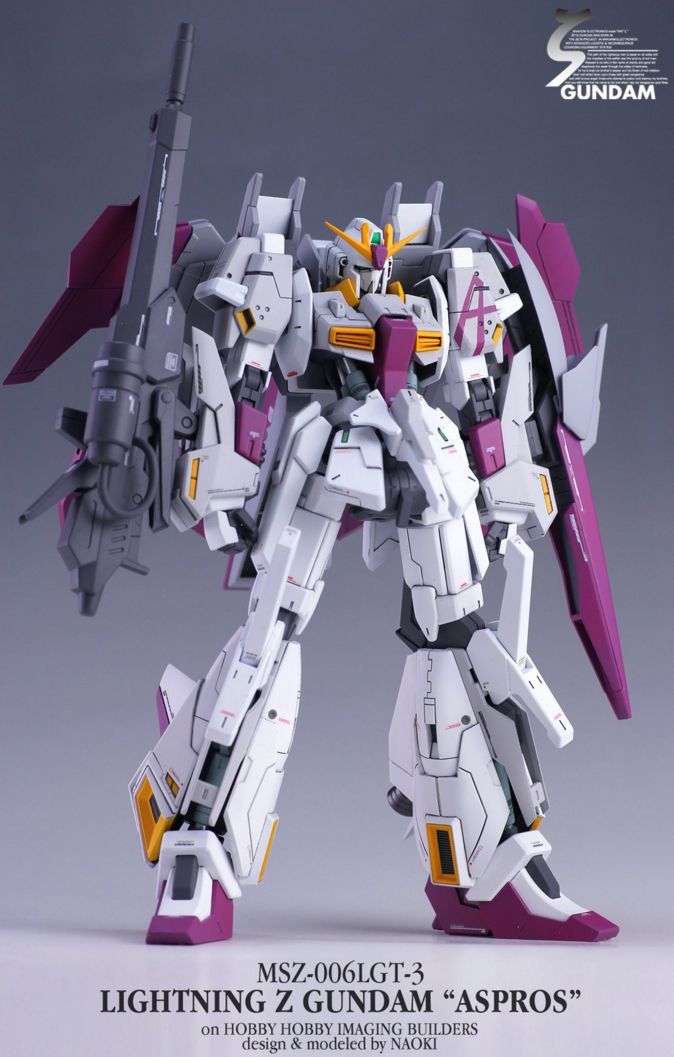 GUNDAM GUY: P-Bandai Exclusive: HGBF 1/144 Lightning Zeta Gundam Aspros - Build by NAOKI