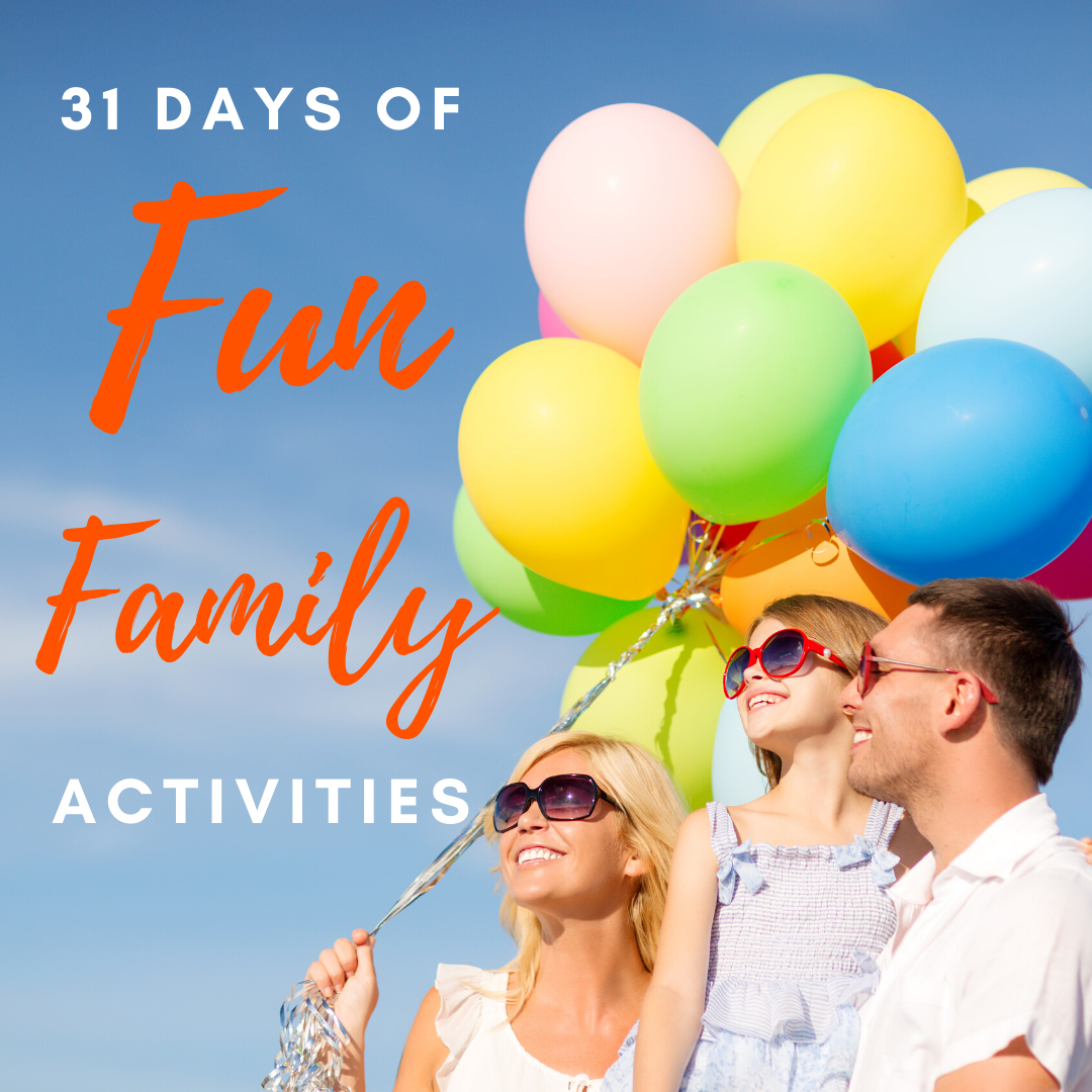 31 Day Activity Planner For Families {with FREE printable}